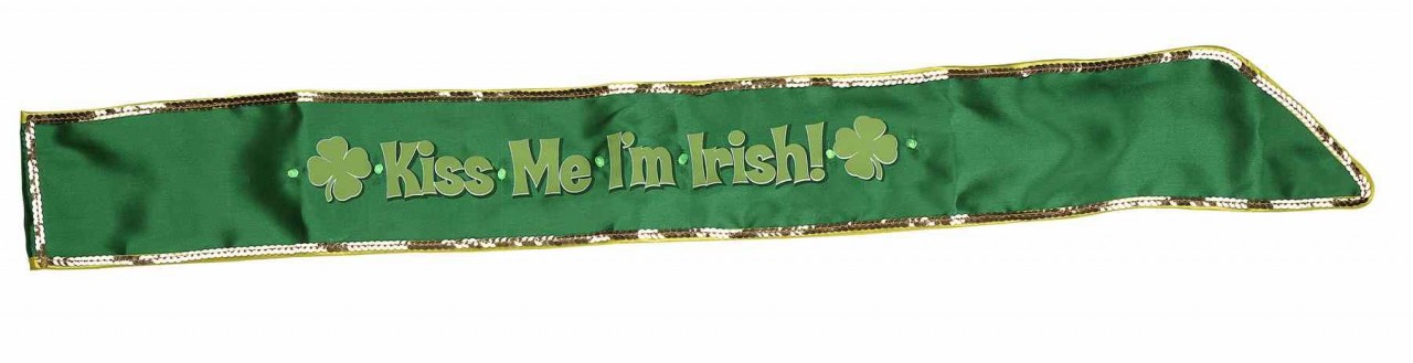 Kiss Me I'm Irish Sash - Screamers Costumes
