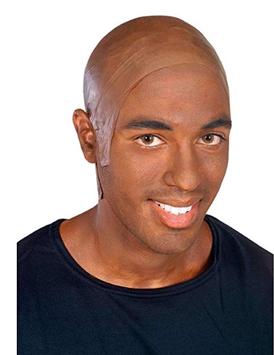 Bald Cap Dark Flesh Prosthetic - Screamers Costumes