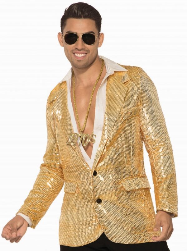Disco Sequin Blazer Adult Jacket - Screamers Costumes