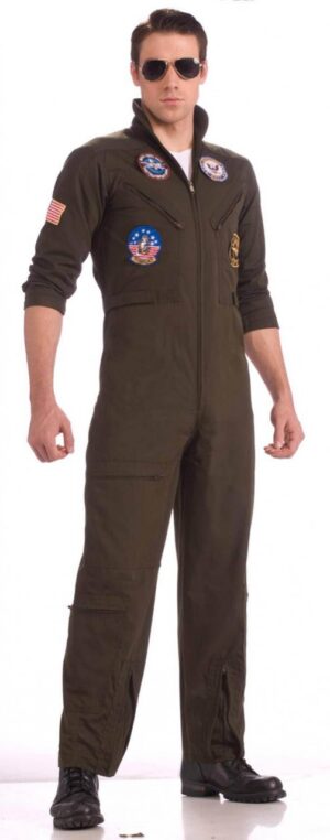 Top Gun Flight Suit Adult Costume - Screamers Costumes