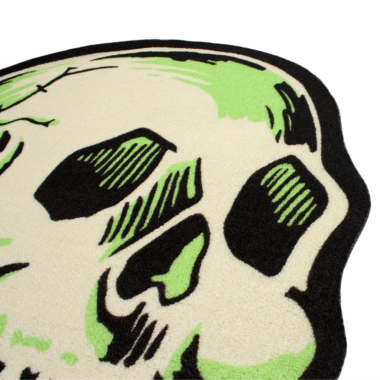 Beistle Skull Rug - Screamers Costumes