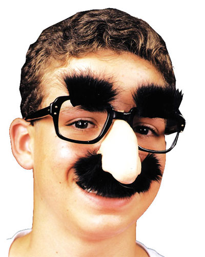 Fuzzy Nose And Glasses - Screamers Costumes