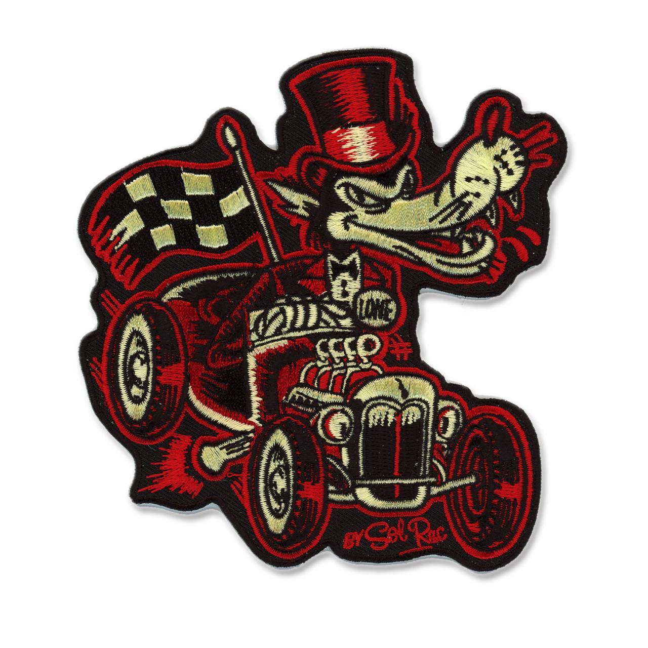 Hot Rod Road Wolf Patch - Screamers Costumes