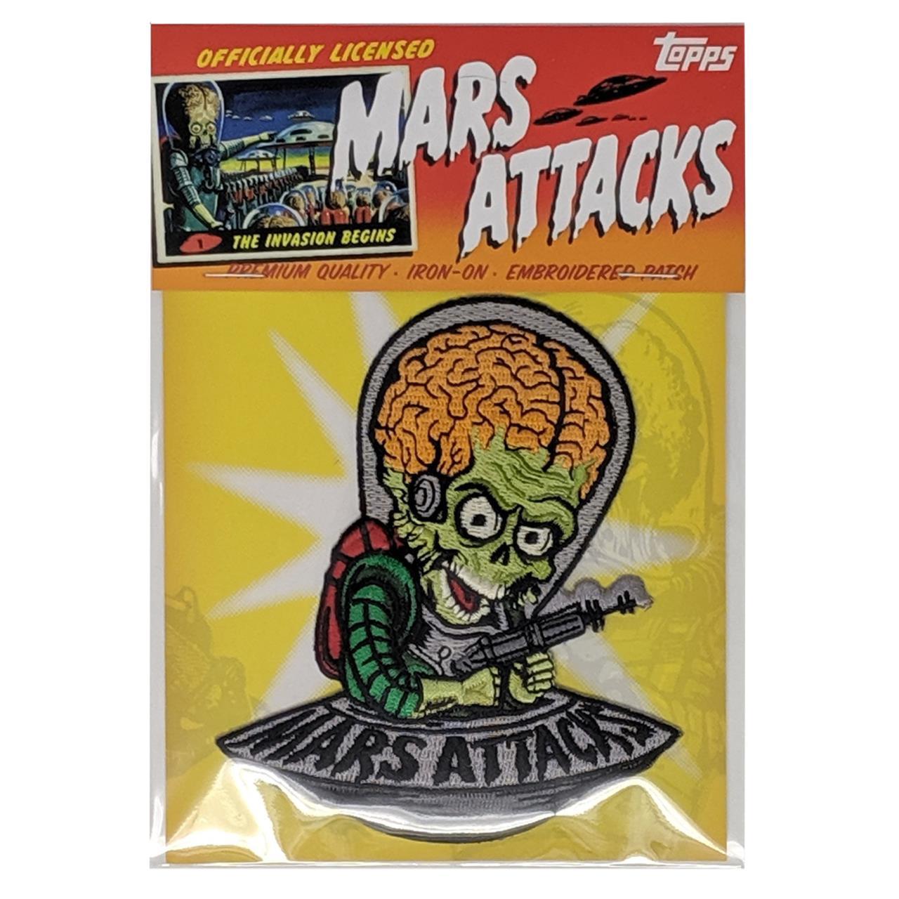 Mars Attacks Cartoon Invader Patch - Screamers Costumes