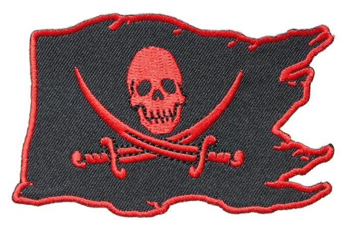 Pirate Flag Skull Patch - Screamers Costumes