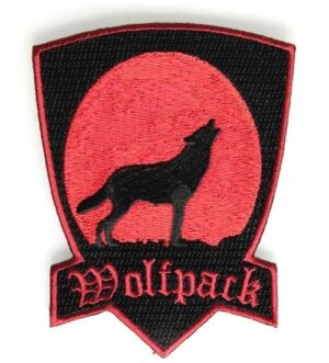 Red Wolfpack Patch - Screamers Costumes