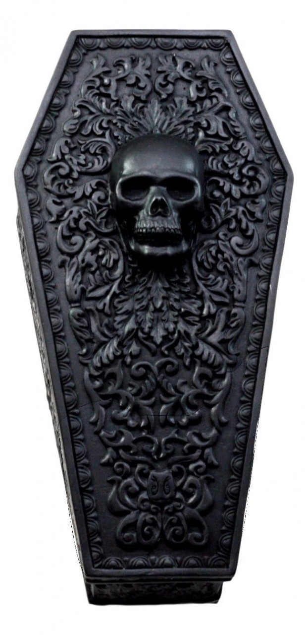 Gothic Floral Coffin Box - Screamers Costumes
