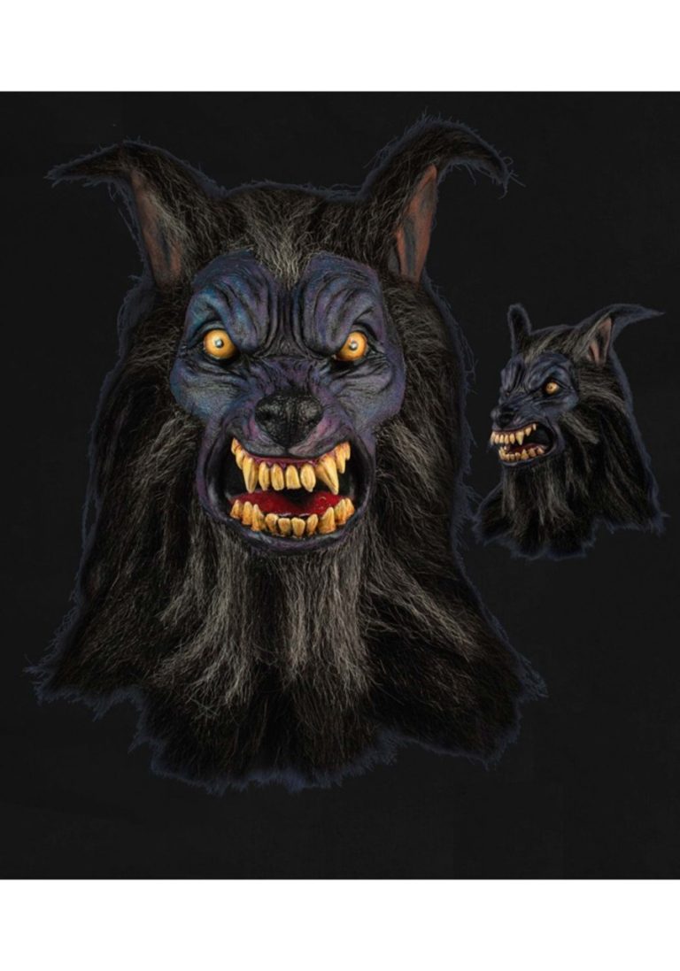 Moon Hunter Adult Latex Werewolf Mask - Screamers Costumes