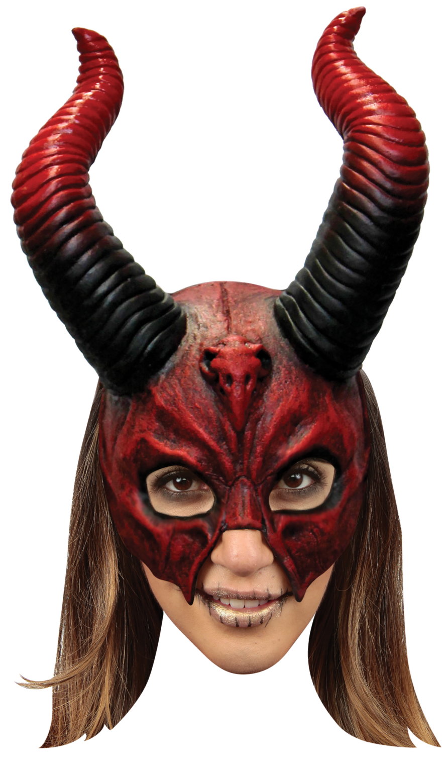Mythical Horned Devil Mask - Screamers Costumes