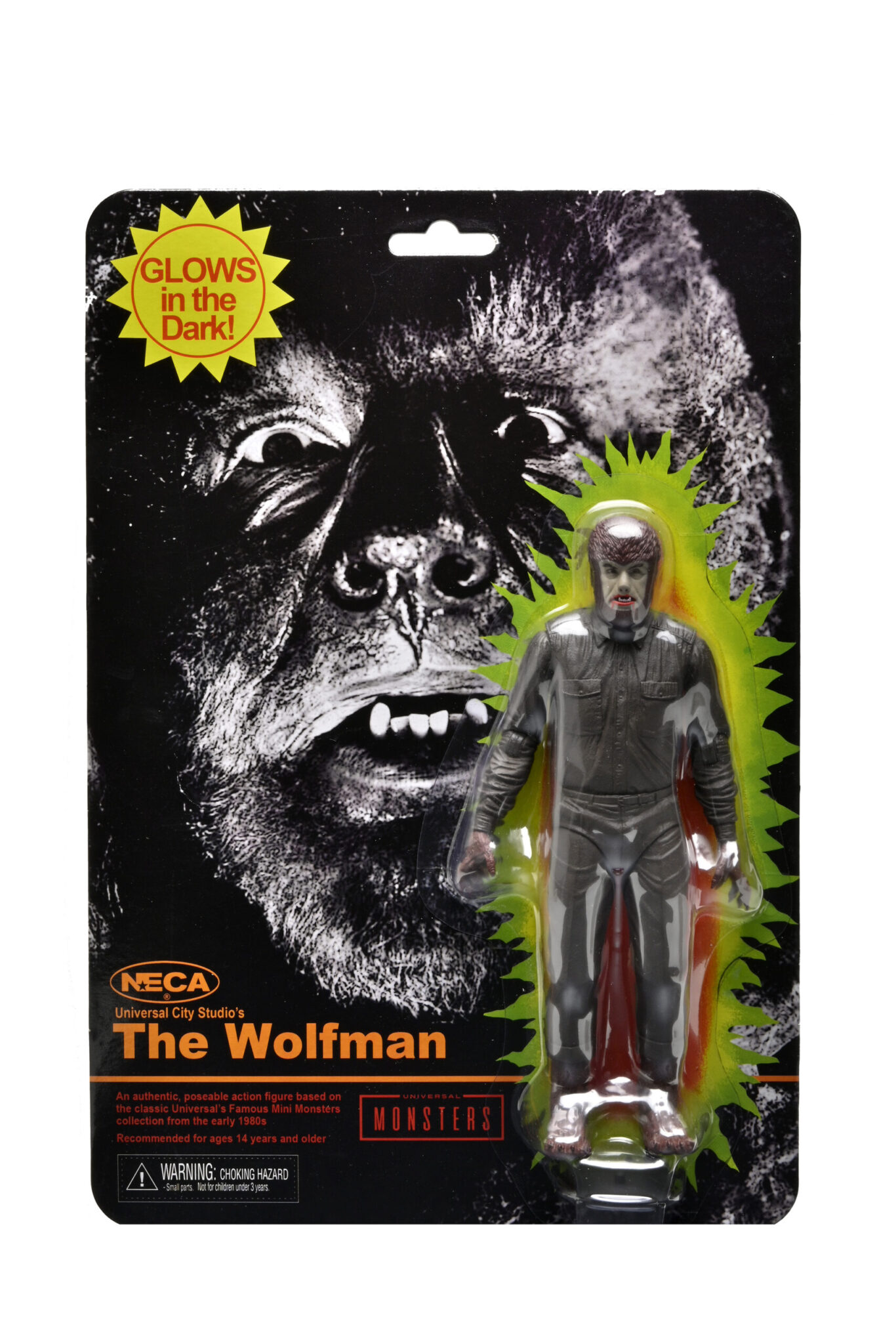 Glow-In-The-Dark The Wolfman Figure - Screamers Costumes