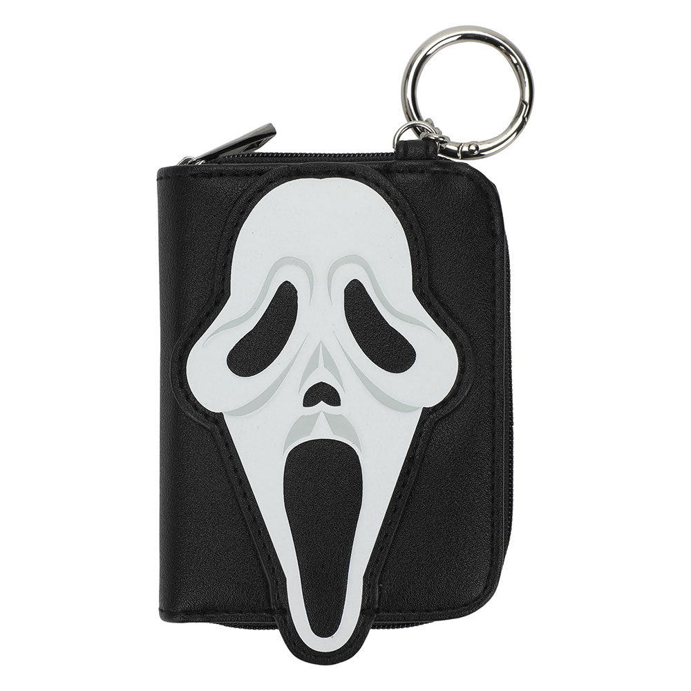 Ghost Face Mini Zip Around Wallet - Screamers Costumes