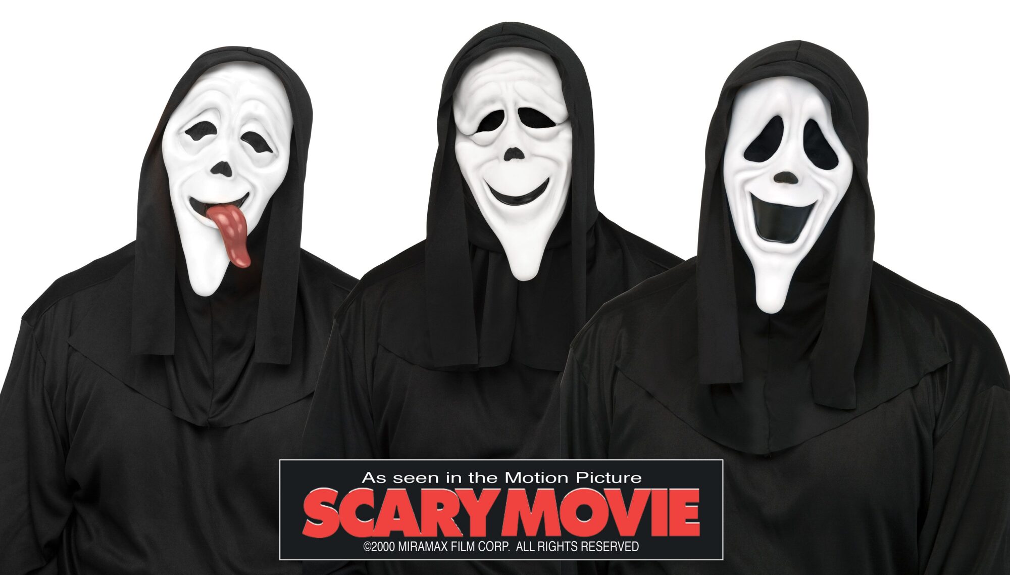 Scary Movie Ghost Face Scream Mask Assortment - Screamers Costumes