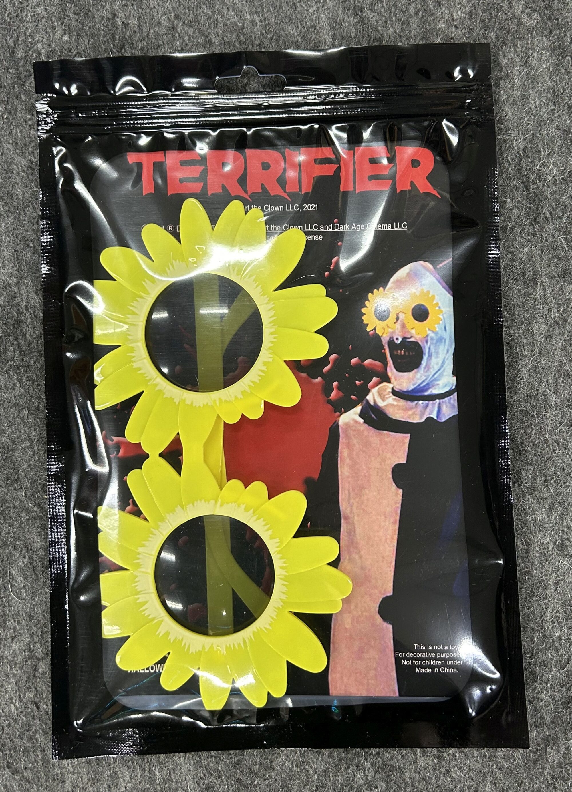 Terrifier Art the Clown Daisy Glasses - Screamers Costumes