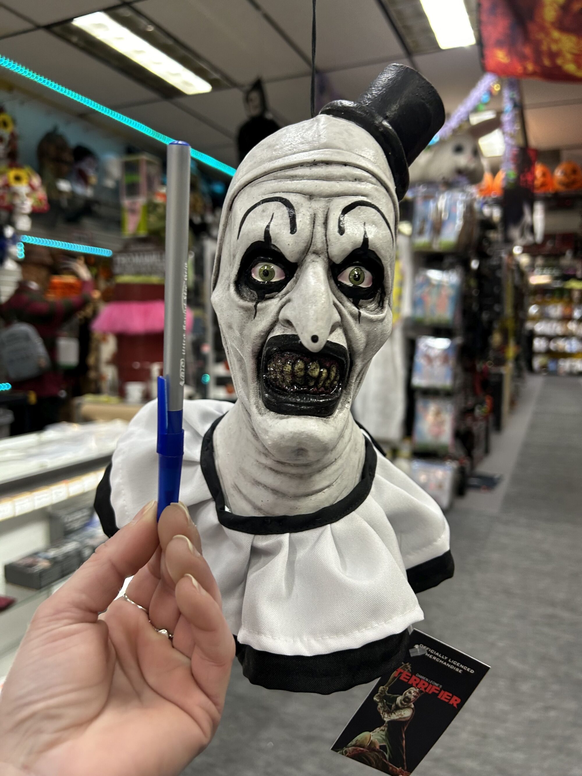 Terrifier Hanging Head Ornament/Tree Topper CLEAN VERSION - Screamers ...